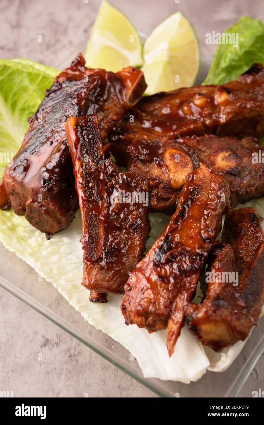 Tasty ribs hi-res stock photography and images - Alamy