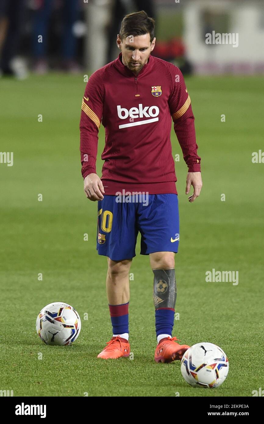Lionel Messi of FC Barcelona during the La Liga match between FC ...