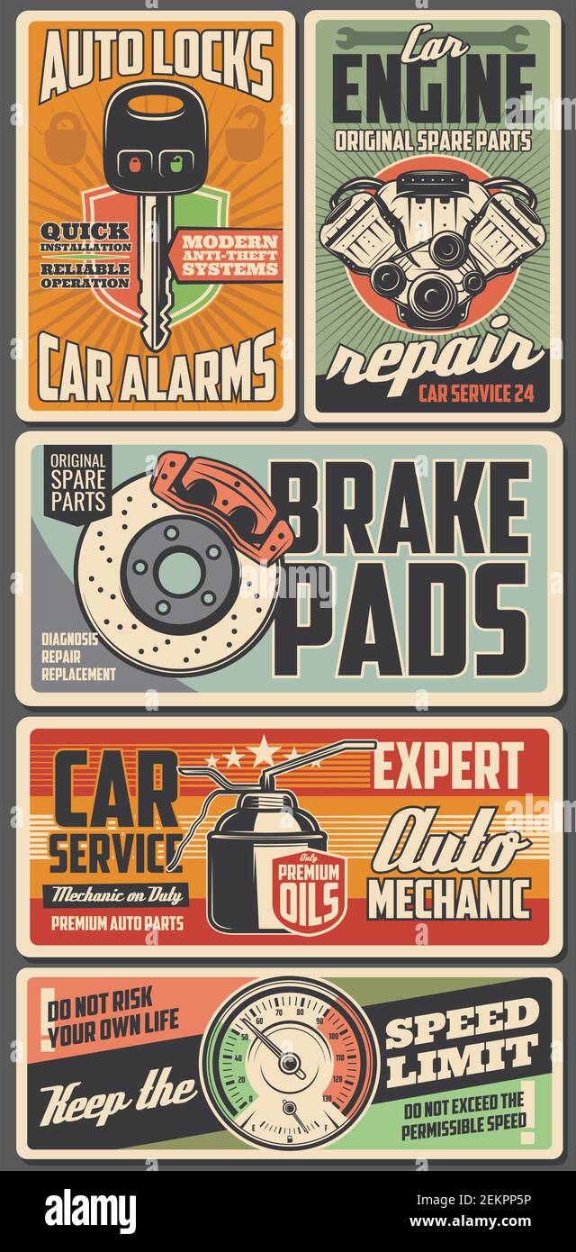 Old brake pads cylinder brake Stock Vector Images - Alamy