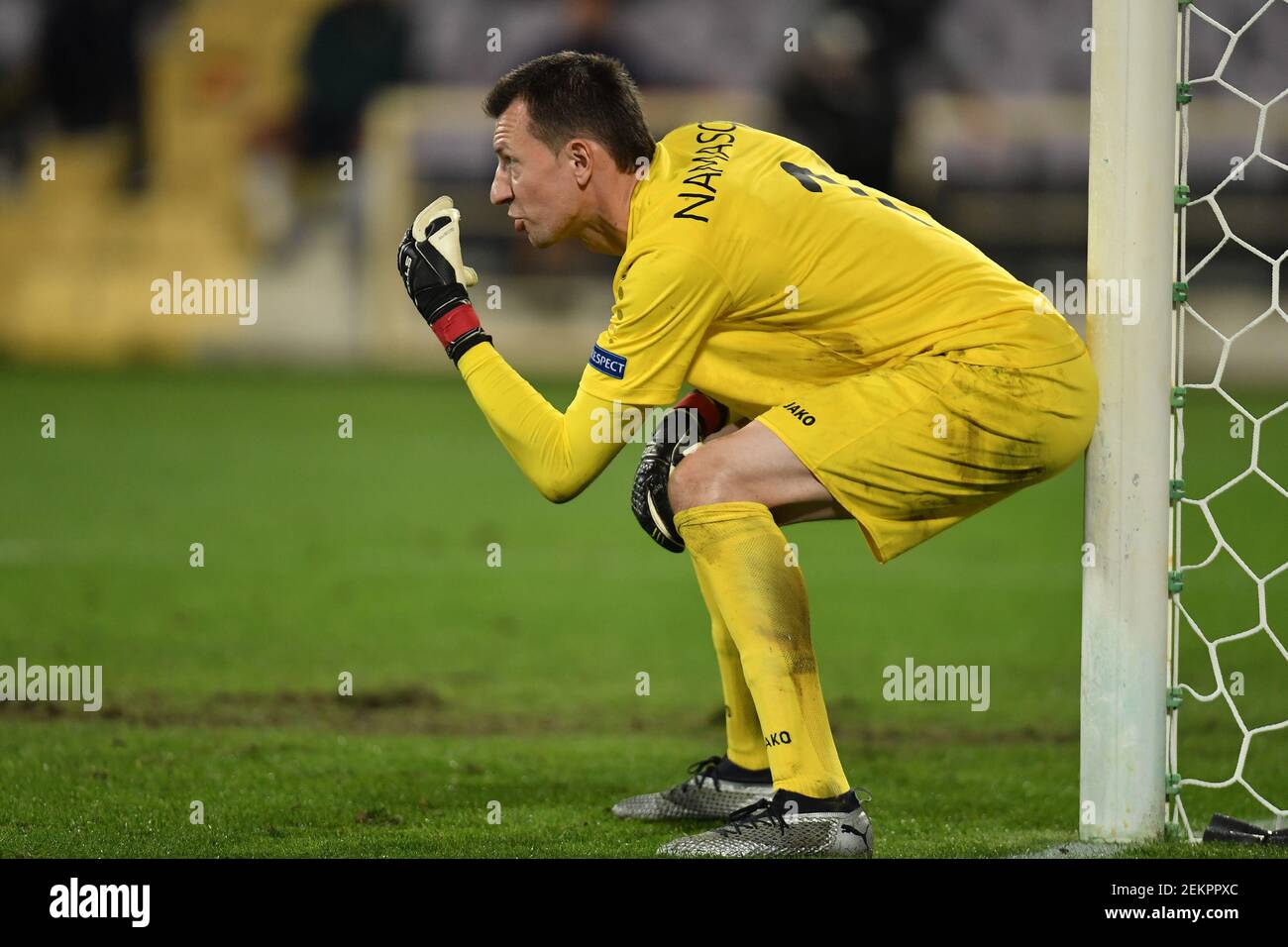 Alexei Koselev of Moldova during the friendly football match between ...