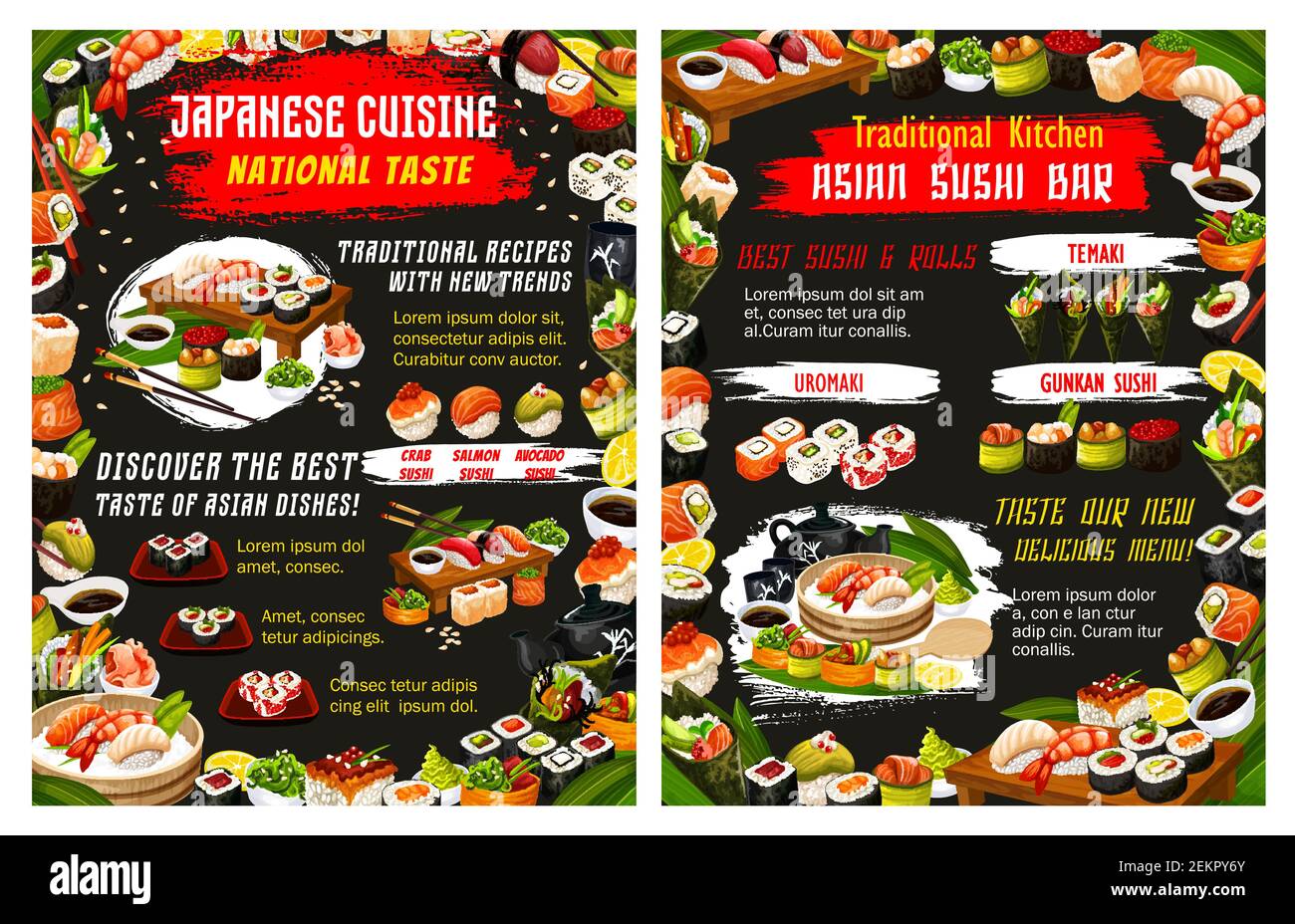 Shrimp hosomaki Stock Vector Images - Alamy