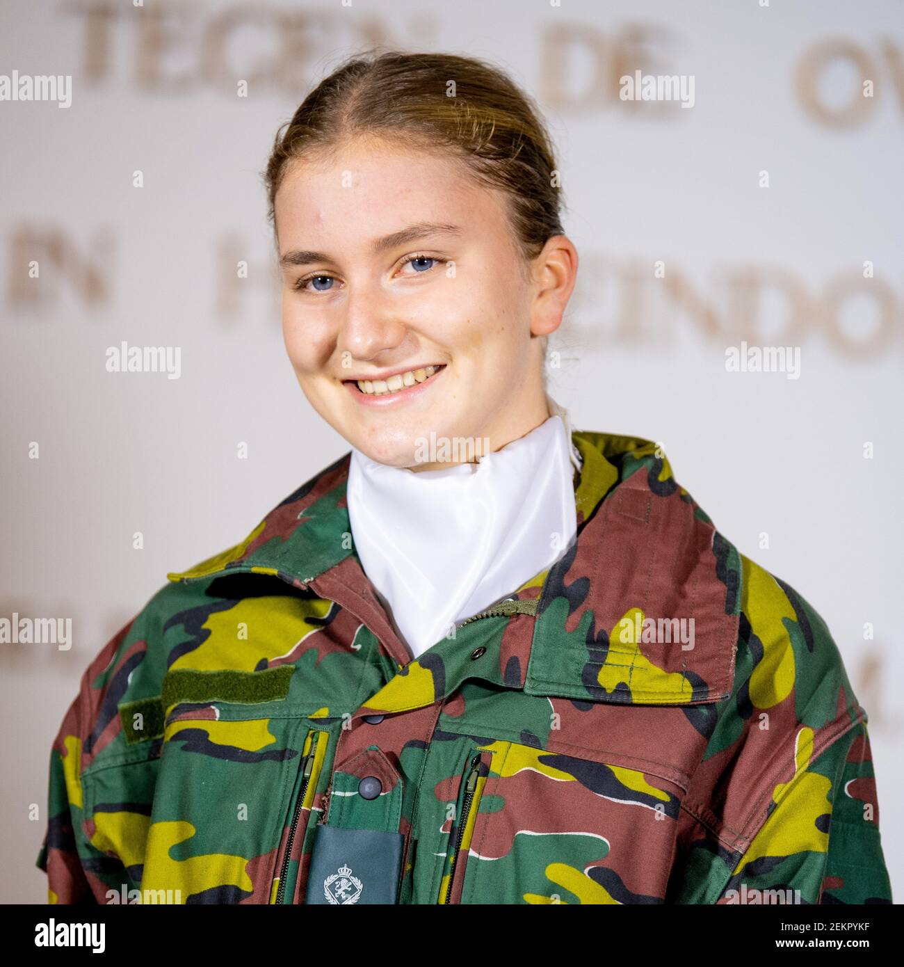Princess Elisabeth of Belgium during the opening ceremony of the ...