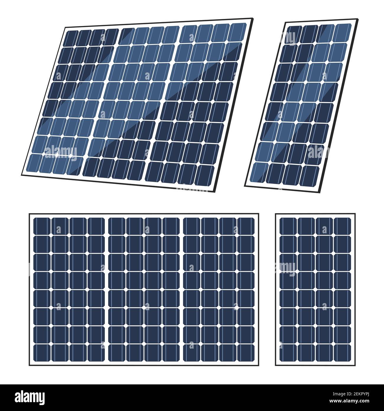 Photovoltaic modules Stock Vector Images - Alamy