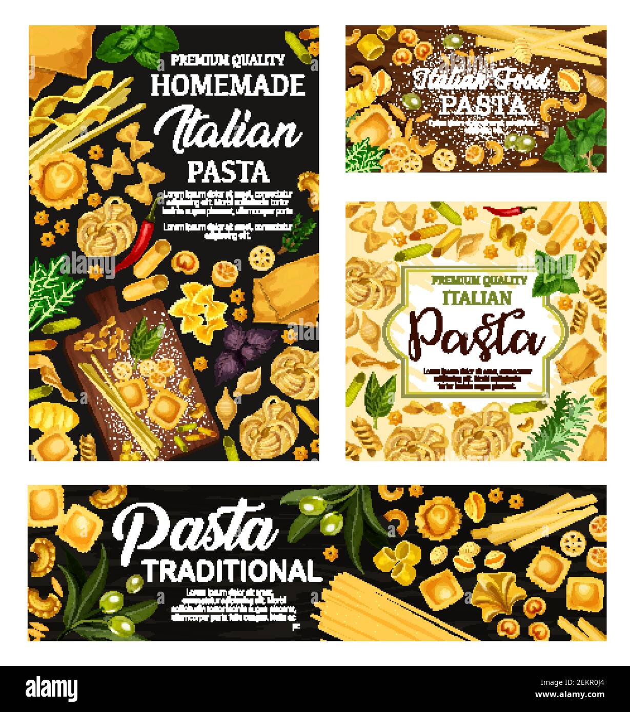 Durum wheat semolina Stock Vector Images - Alamy