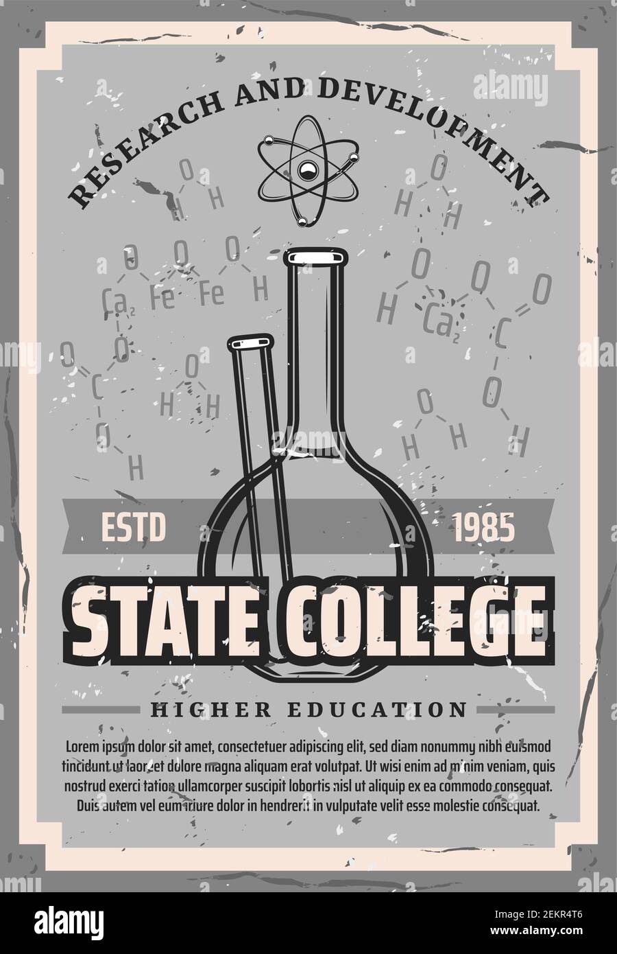 State college, higher education in chemistry and microbiology retro ...