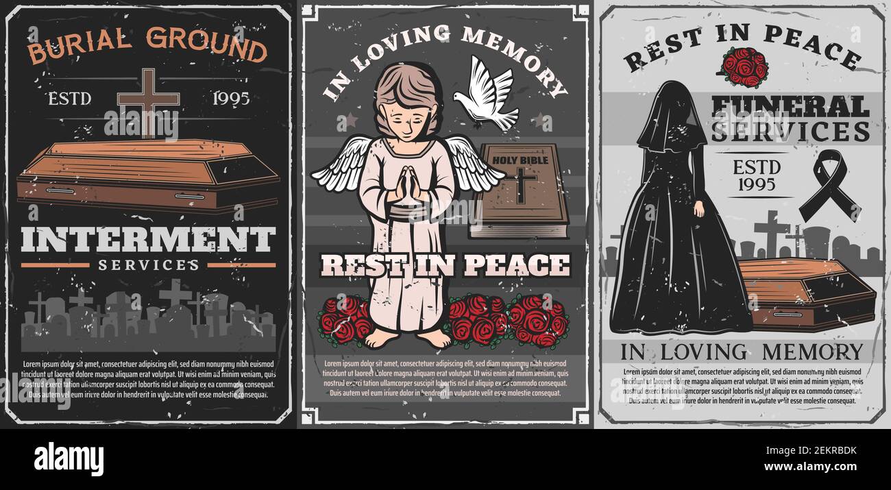 Dove graveyard Stock Vector Images - Alamy