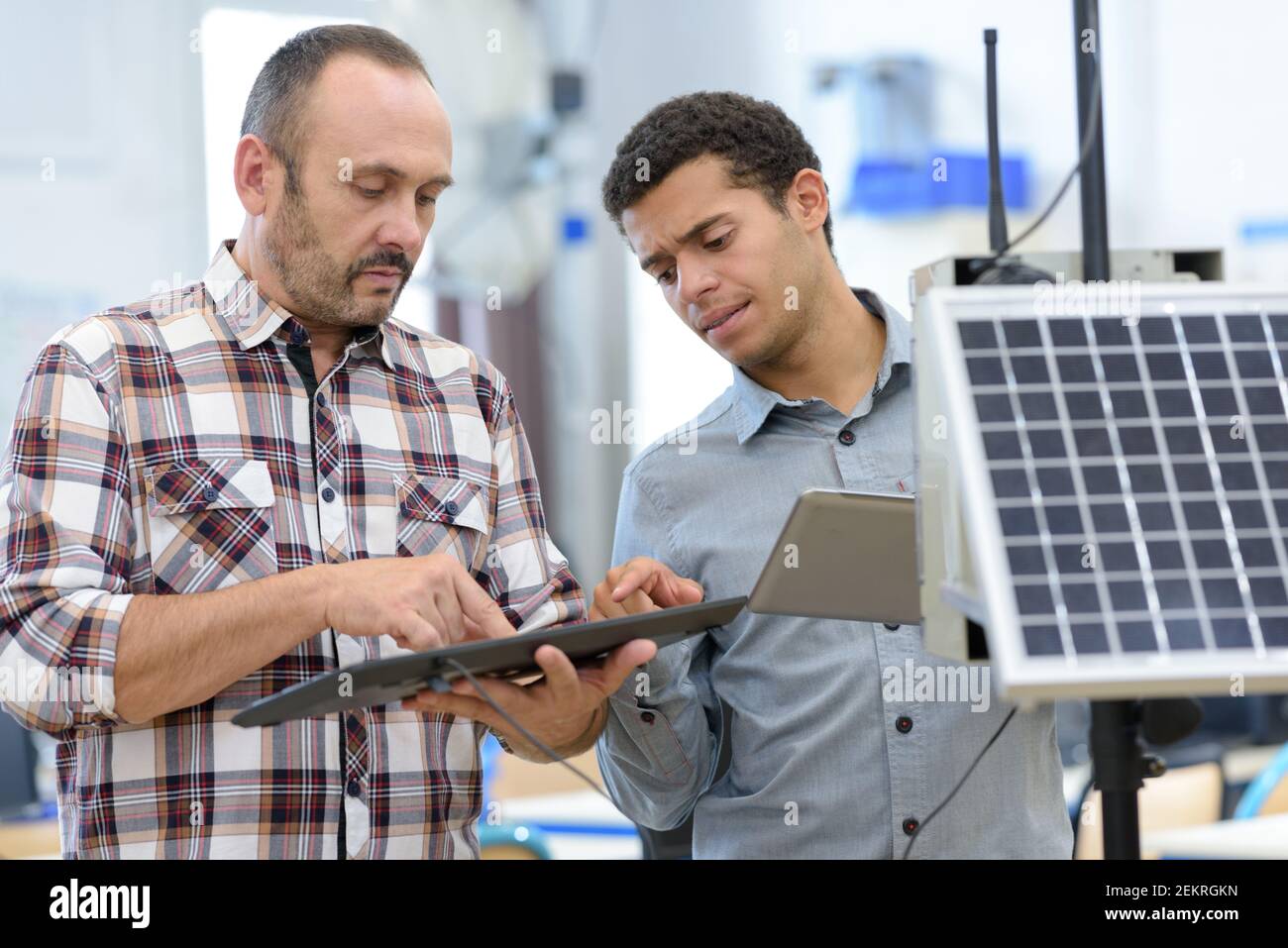 Solar panel cleaning system hi-res stock photography and images - Alamy