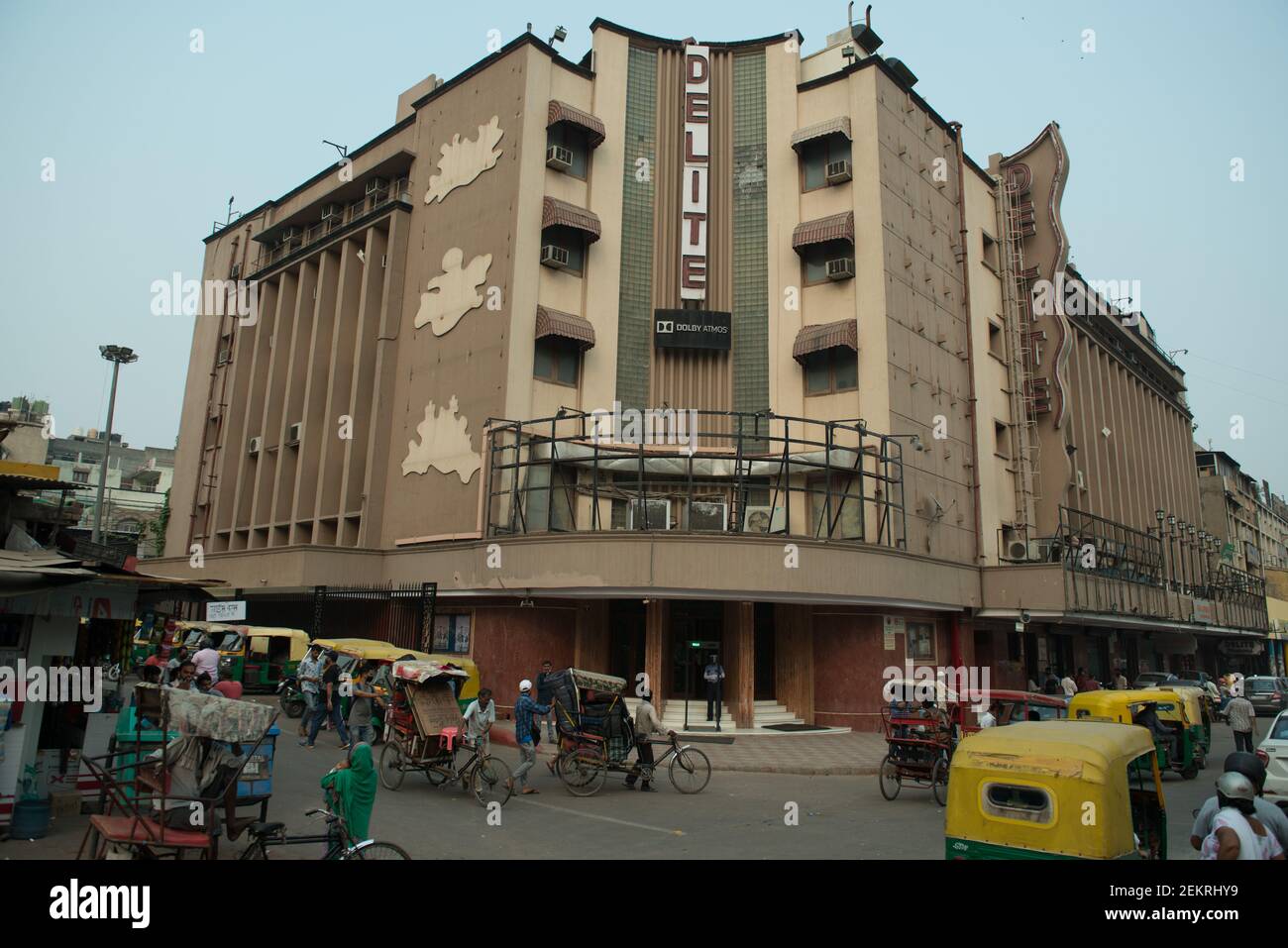 View of 'Delite' movie theater. One of the oldest cinema halls located ...