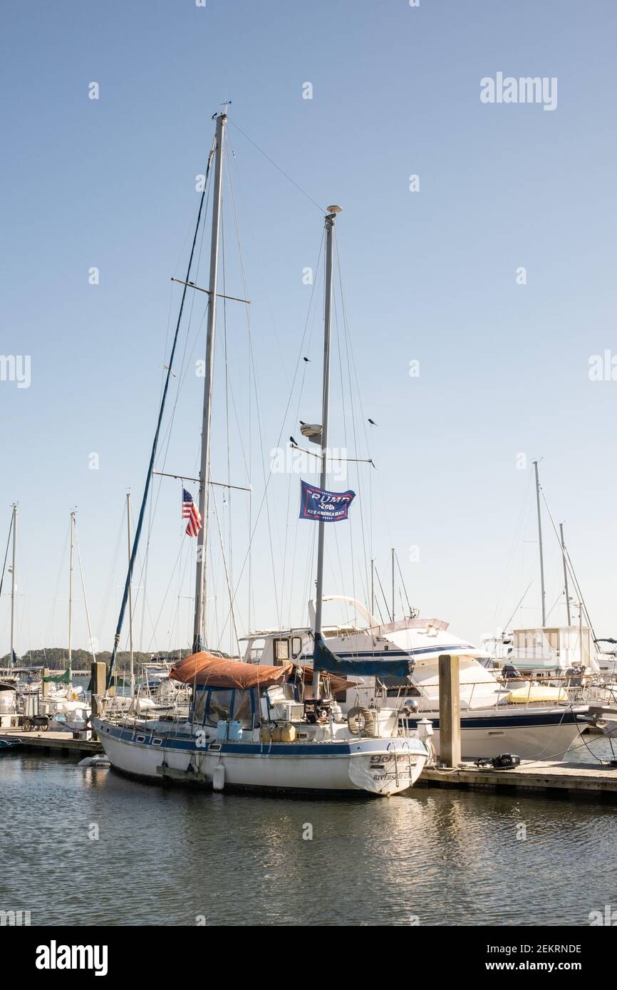The waterfront park in Beaufort, South Carolina is a popular tourist ...