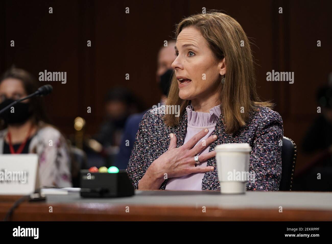 President Donald Trump’s Supreme Court nominee Judge Amy Coney Barrett ...