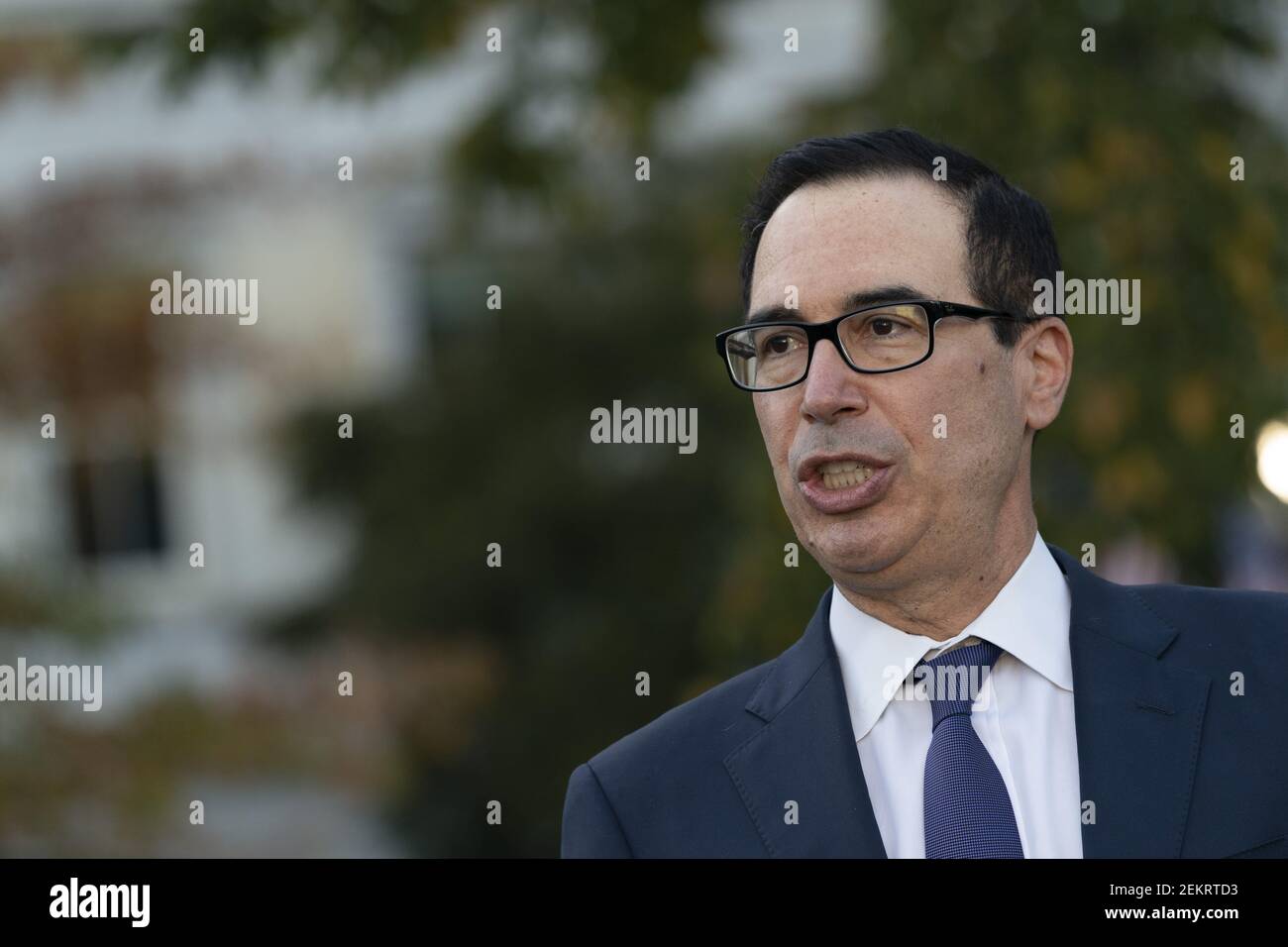14 October 2020- Washington DC- United States Secretary of the Treasury ...