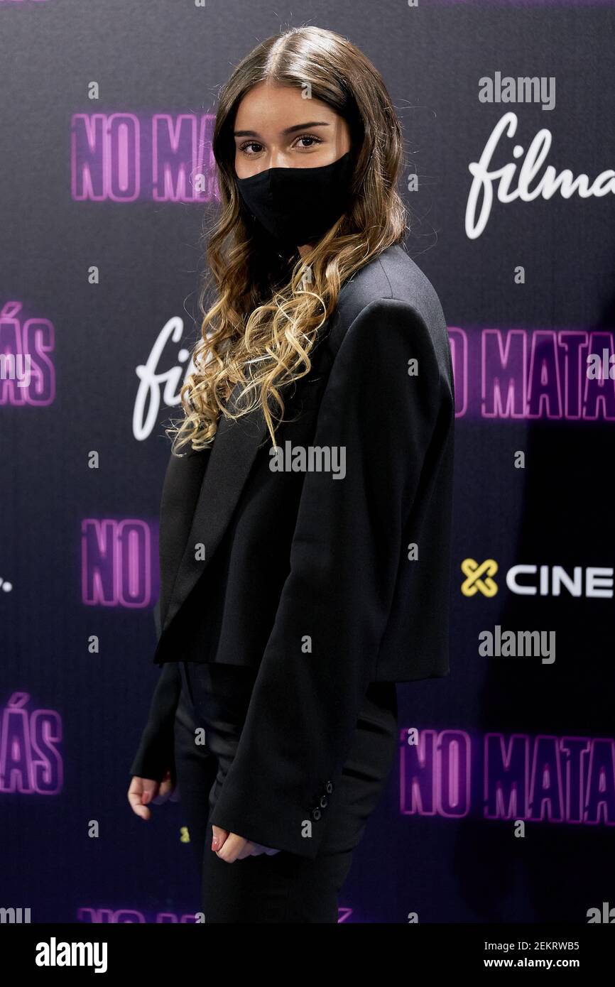 Aina Simon attends the 'No Mataras' Film Premiere at Proyecciones ...