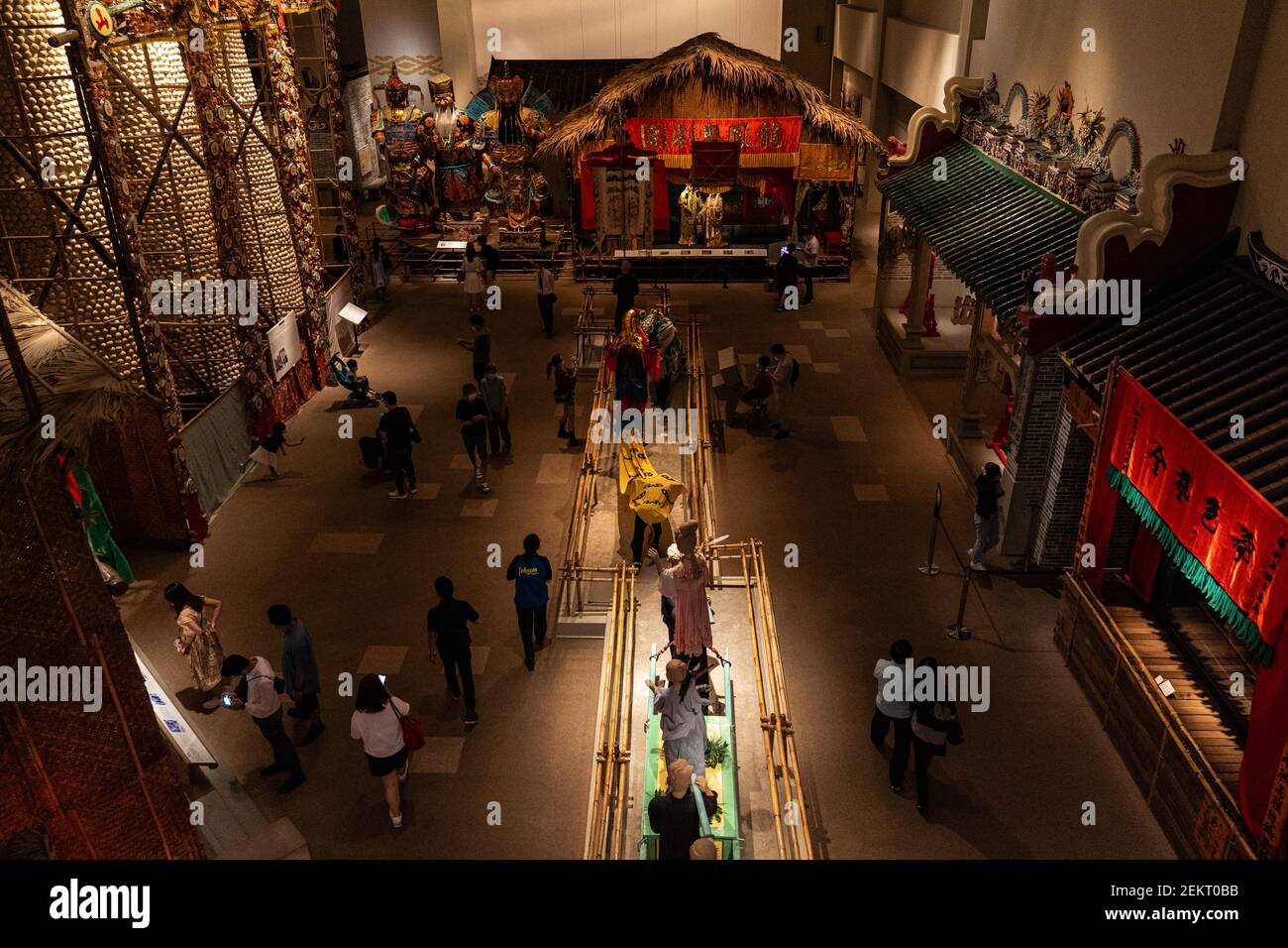 Visitors seen at the exhibition. The â€œHong Kong Storyâ€ permanent ...