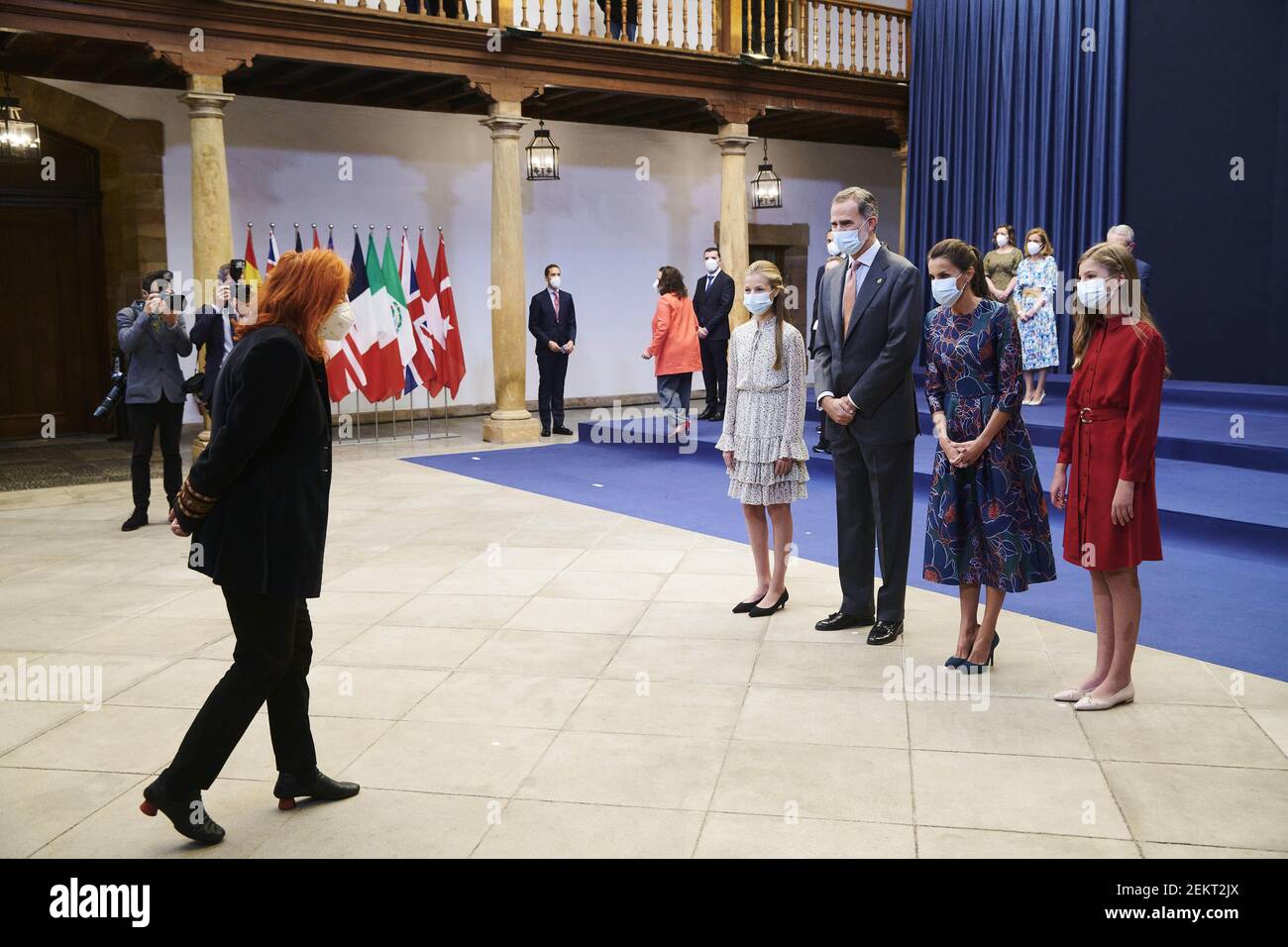 16-10-2020 Awards Queen Letizia and Princess Leonor and Princess Sofia ...