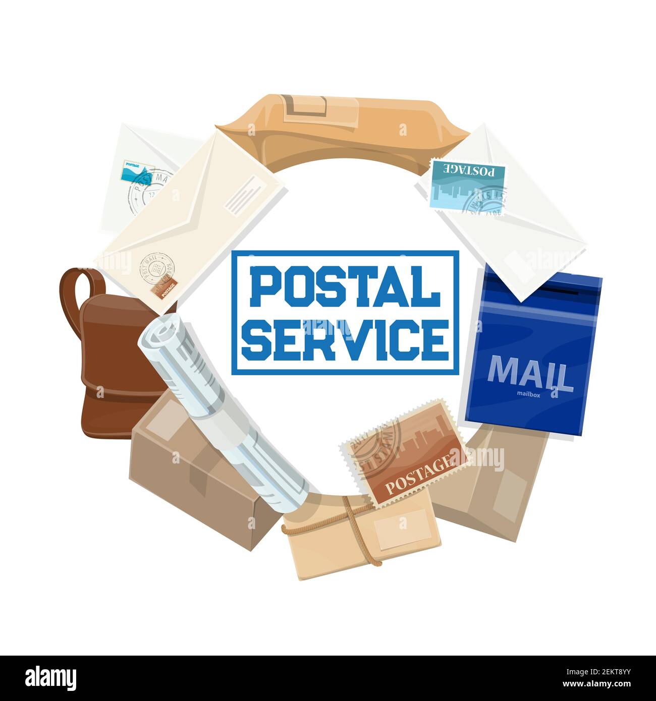 Worldwide Stamps Stock Vector Images Alamy