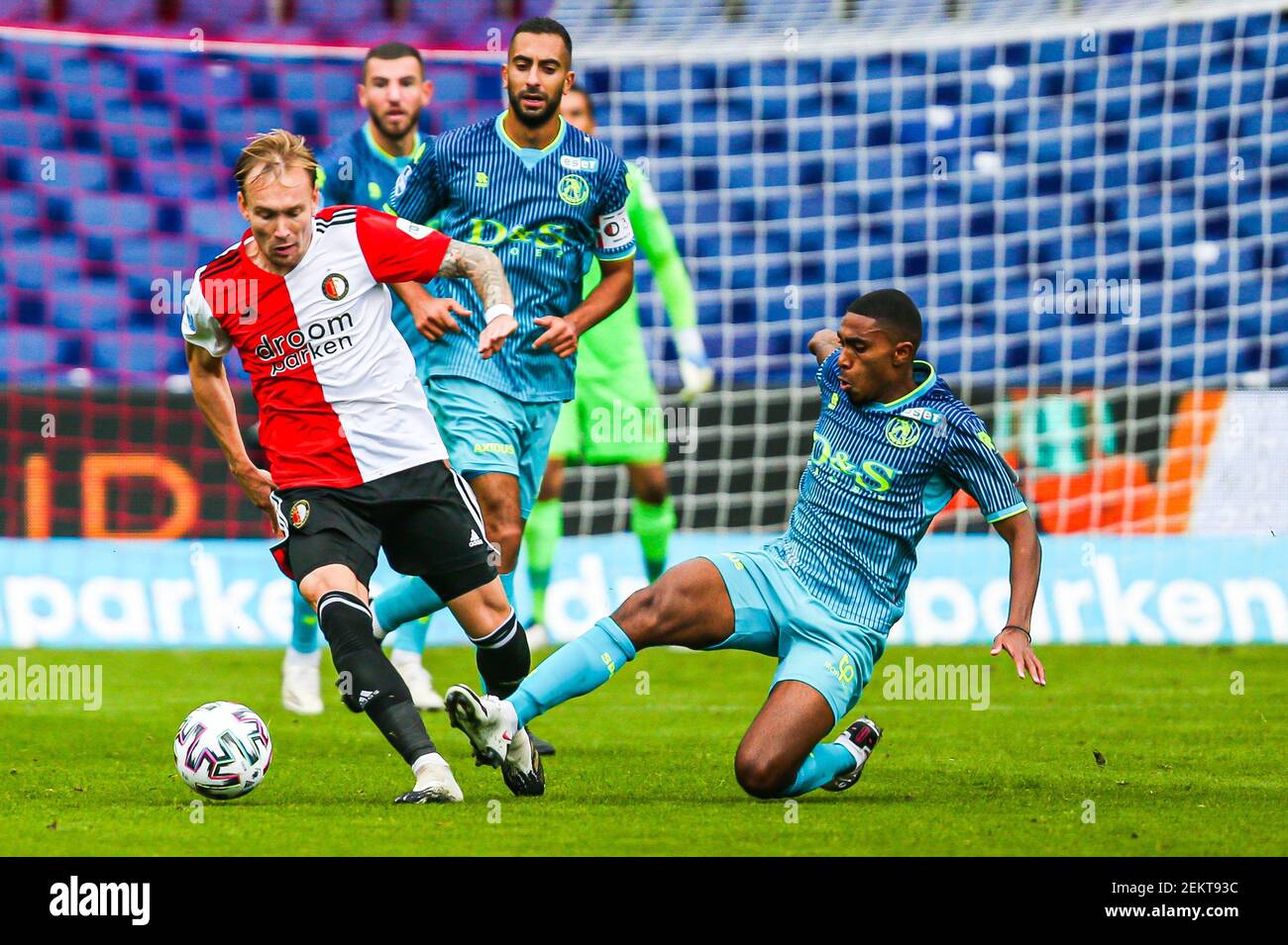ROTTERDAM, 18-10-2020, Stadium De Kuip, Dutch eredivisie football ...