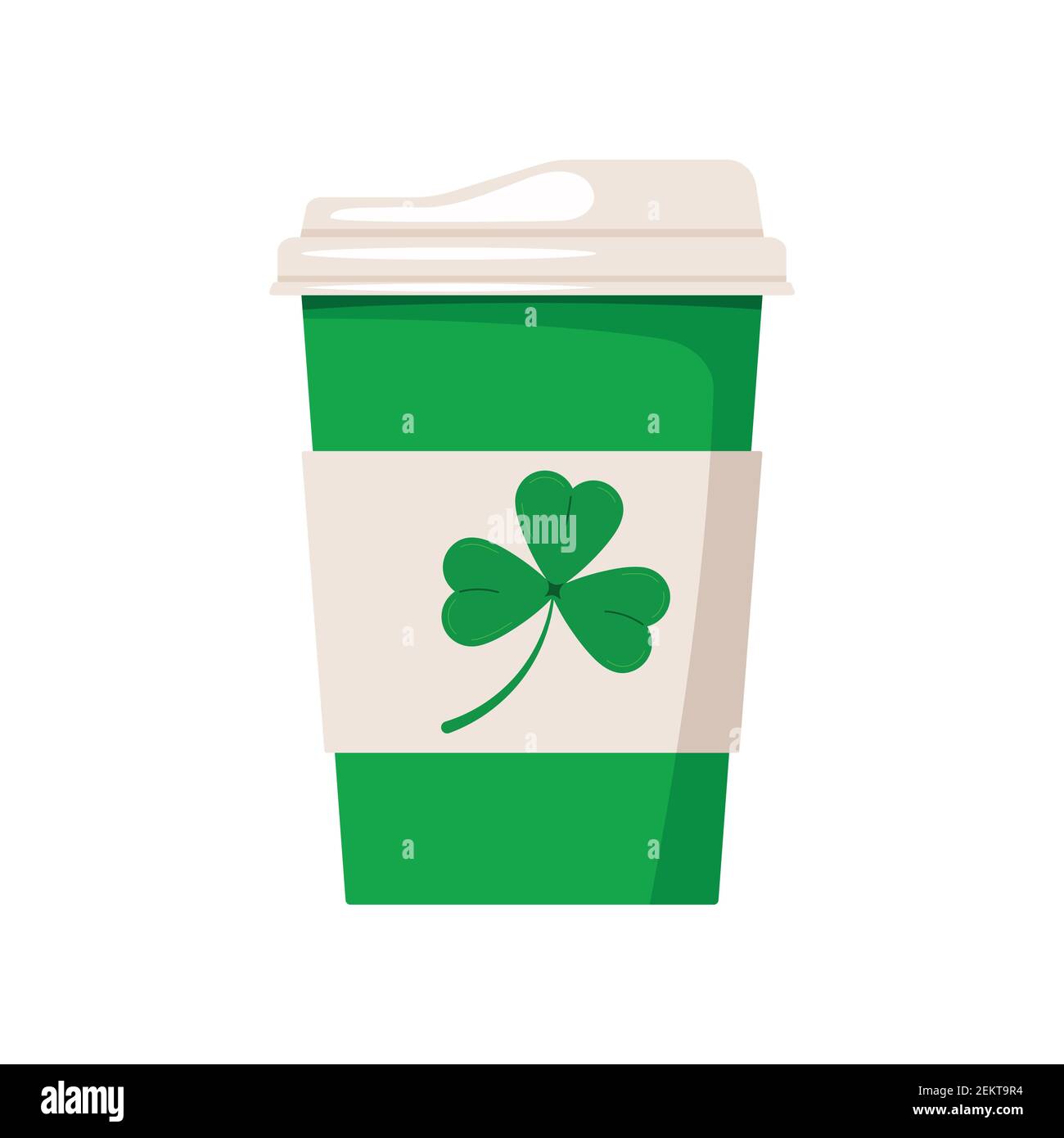 Irish coffee cup Stock Vector Images - Alamy