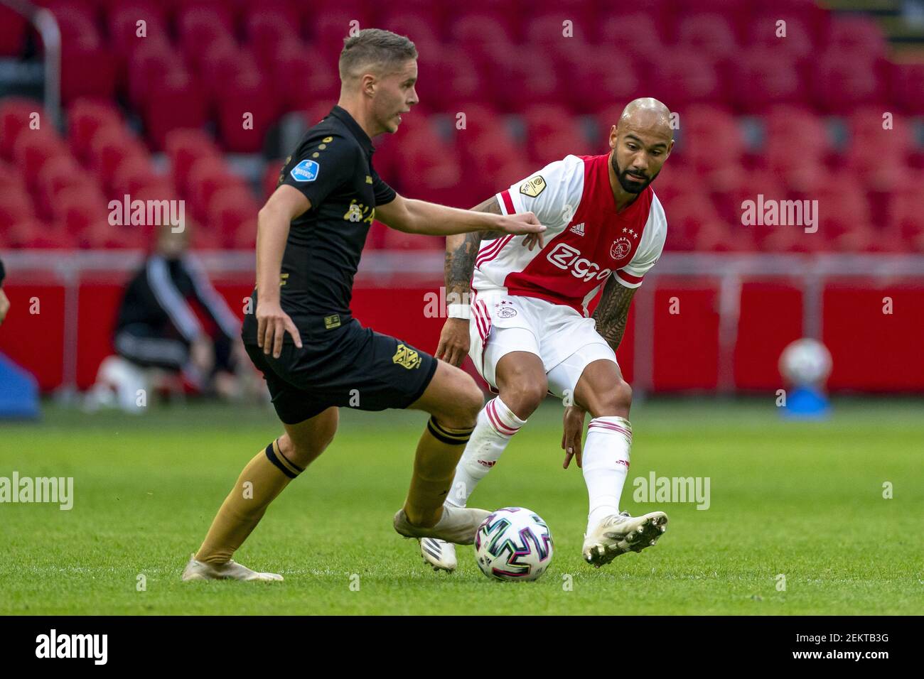 AMSTERDAM, Netherlands, 18-10-2020, football, Johan Cruijff ArenA, Dutch eredivisie, season 2020 ...