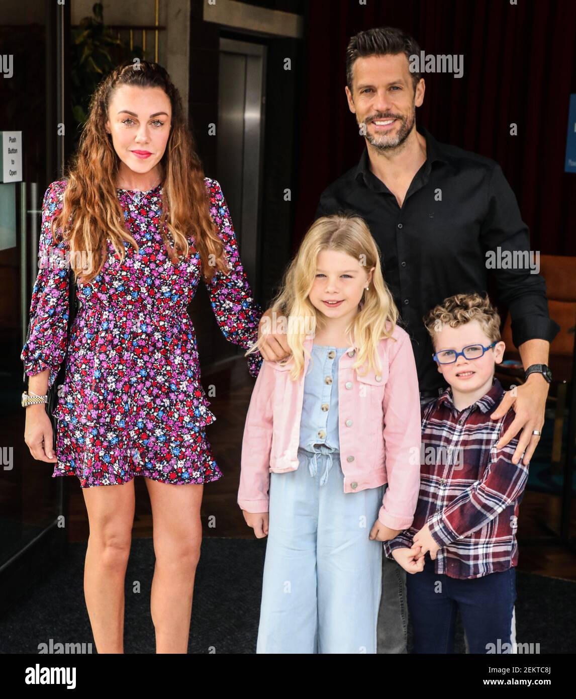 Michelle Heaton and Hugh Hanley attend the VIP Screening of Two By Two ...