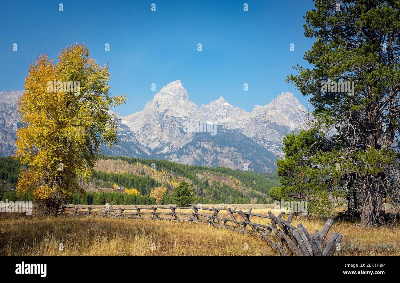 October 8, 2020: Even under a filter of wildfire smoke, the Teton Range ...