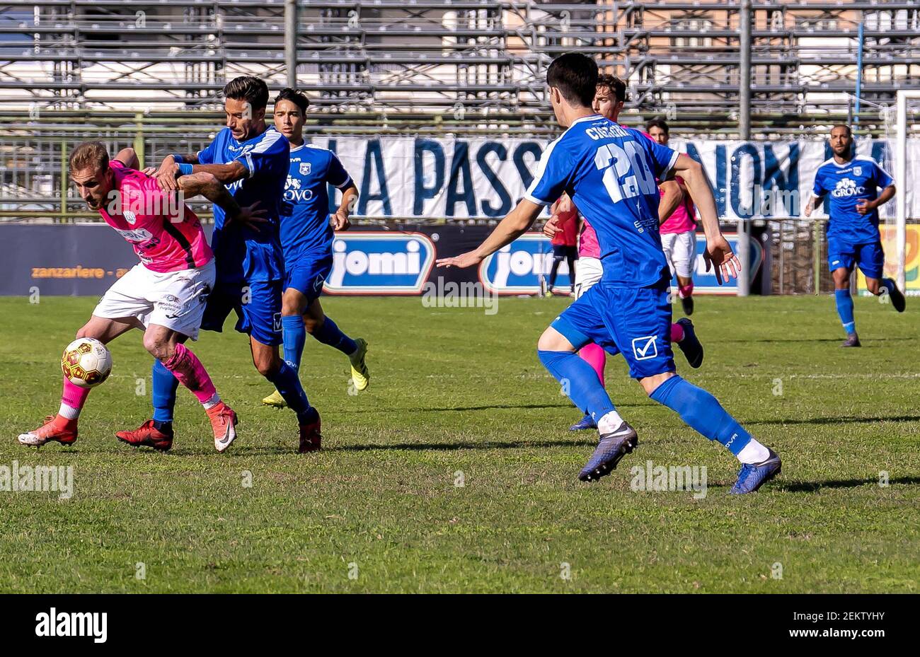 (10/21/2020) Action during the football match between Paganese Calcio ...