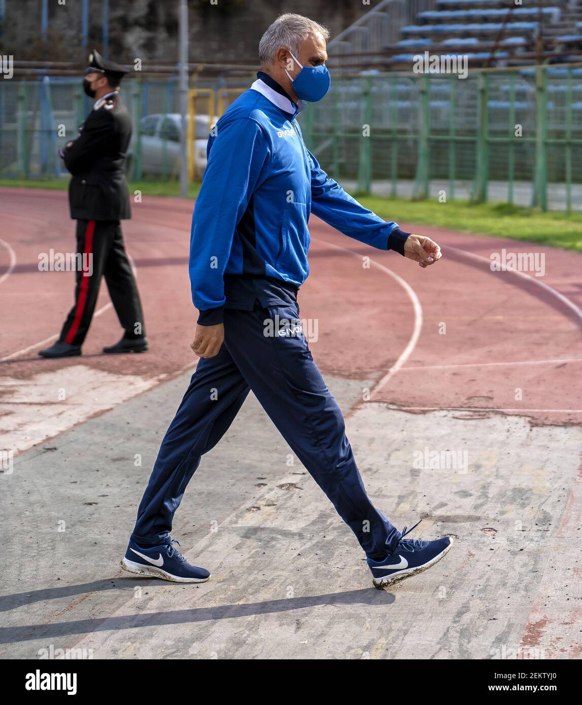 (10/21/2020) Action during the football match between Paganese Calcio ...
