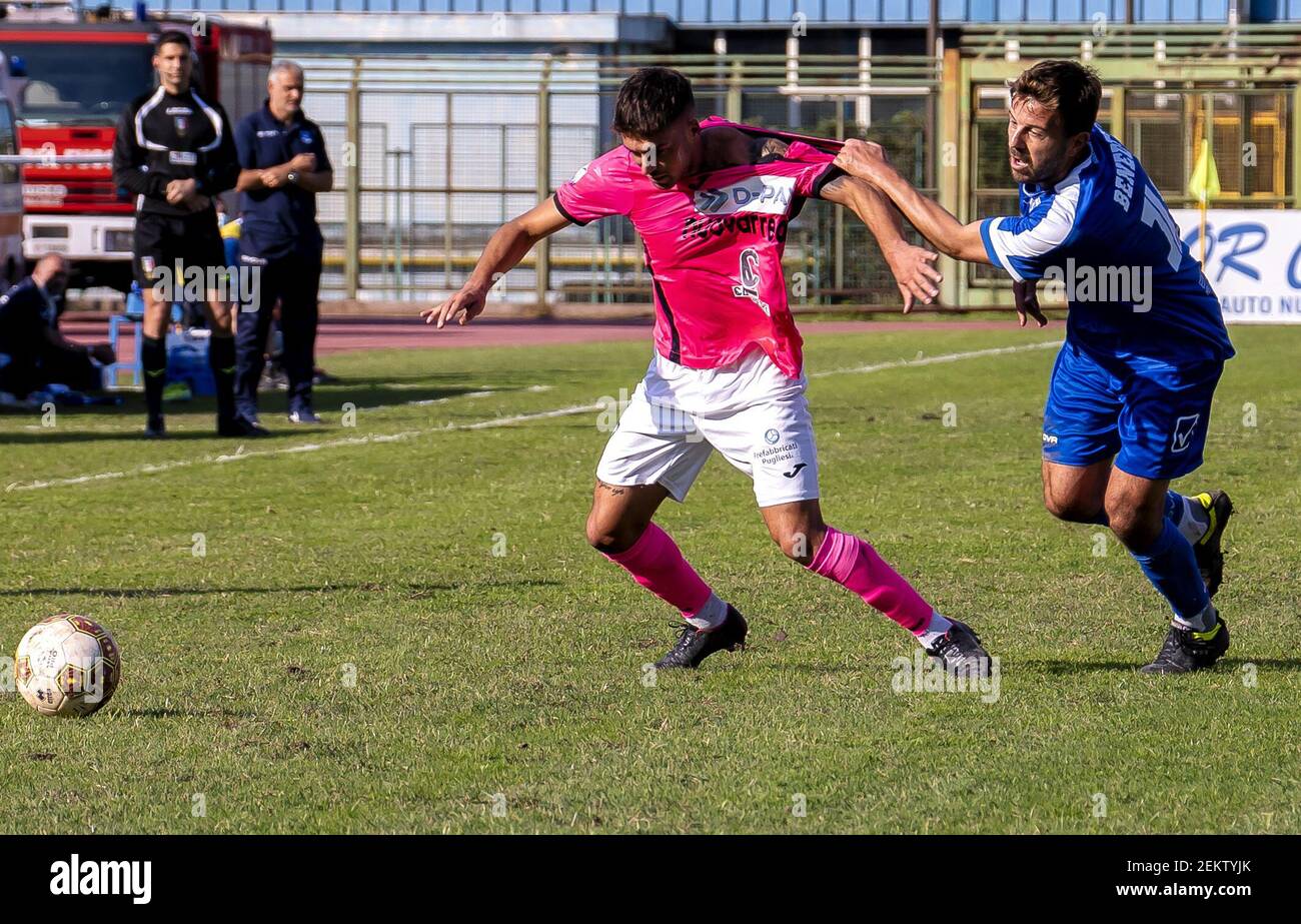 (10/21/2020) Action during the football match between Paganese Calcio ...