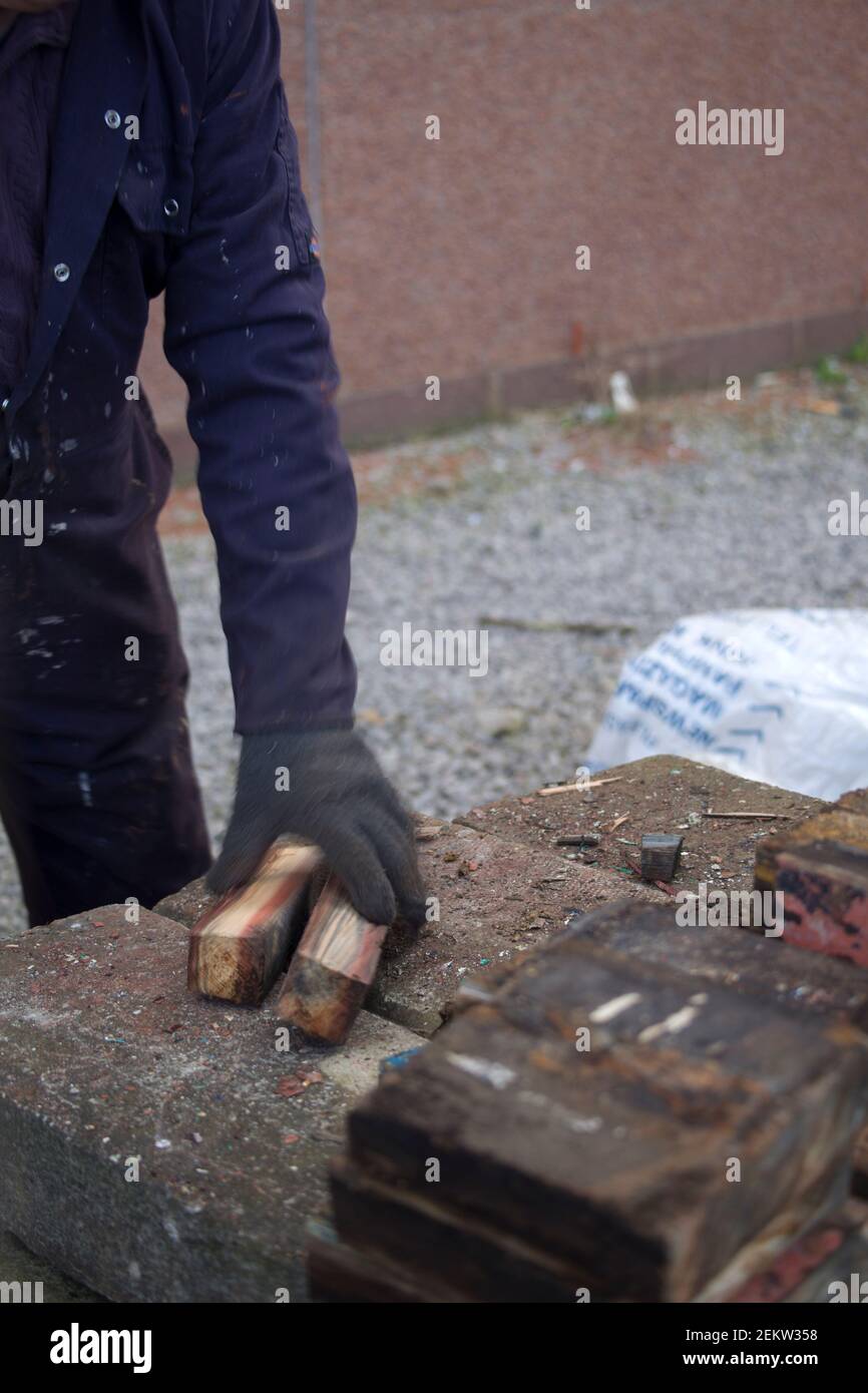 Careful hammering hi-res stock photography and images - Alamy