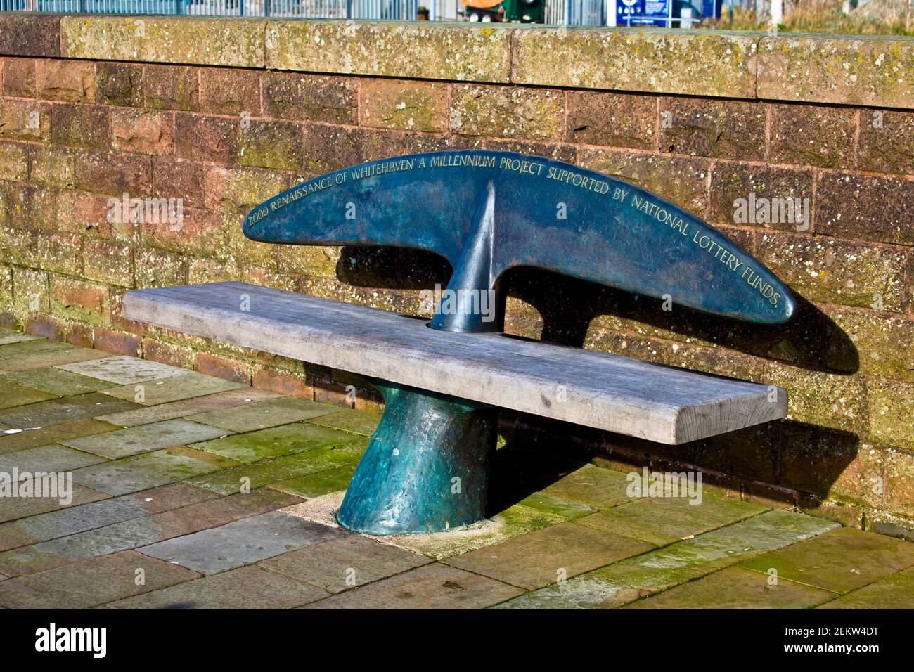 monument bench, whale tail, whale tail shape, whale bench, millenium ...