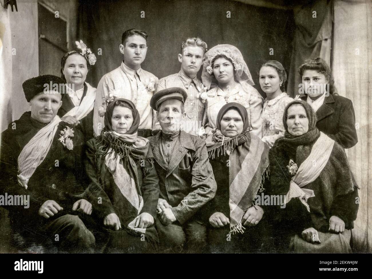 Russian family 1950 hi-res stock photography and images - Alamy