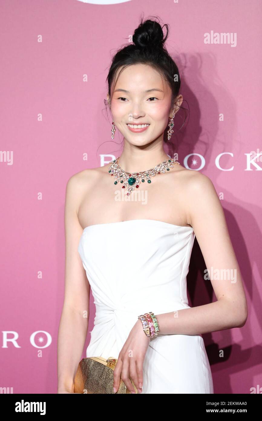 Chinese model Xiaowen Ju attends the Bulgari red carpet event in ...