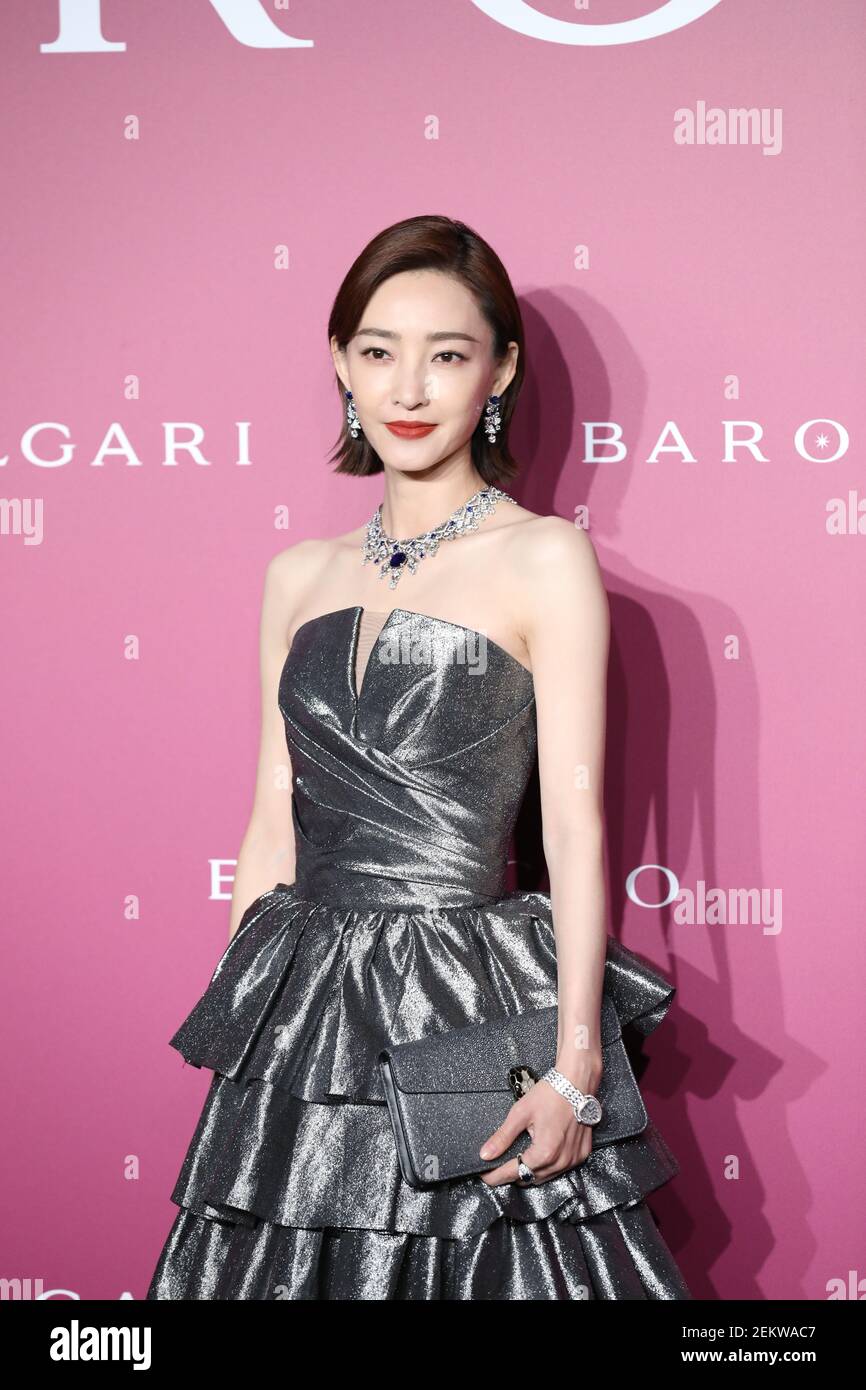 Chinese actress and dancer Wang Likun or Claudia Wang attends the ...