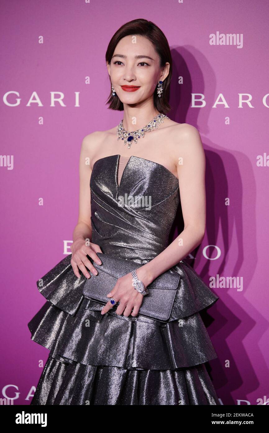 Chinese actress and dancer Wang Likun or Claudia Wang attends the ...