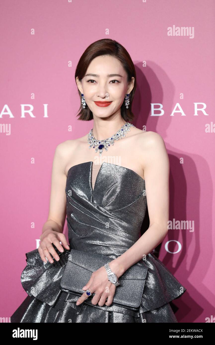 Chinese actress and dancer Wang Likun or Claudia Wang attends the ...