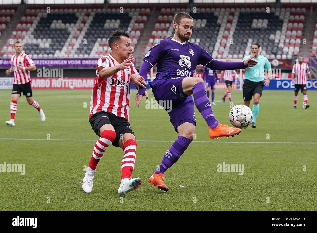 ROTTERDAM - 25-10-2020, Stdium het Kasteel, Dutch Eredivisie football ...