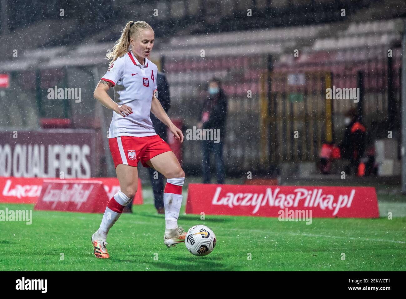 Paulina Dudek of Poland seen in action during the UEFA Women's EURO ...