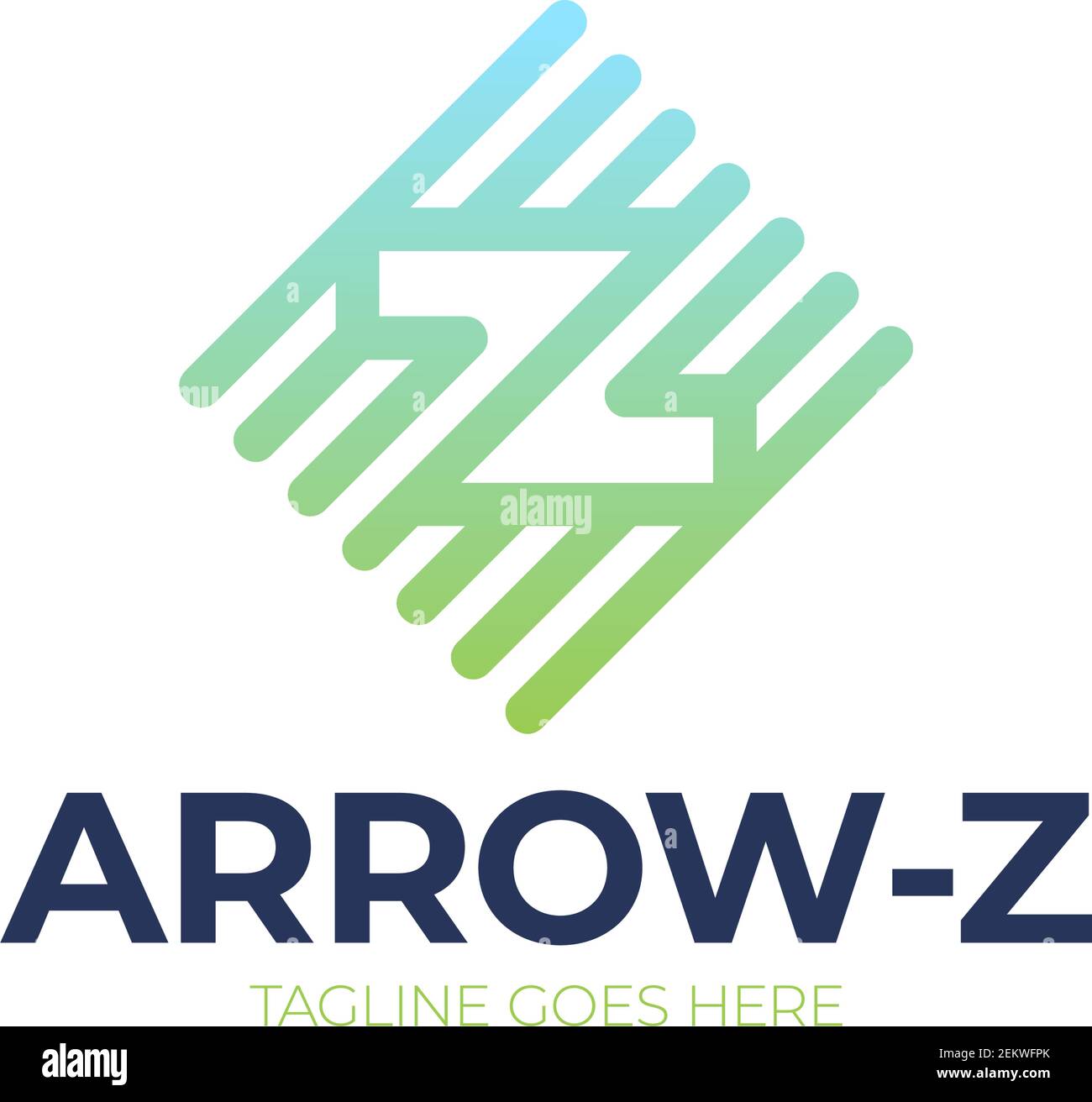 Abstract Initial Letter Z Logo. Arrow line letter z Usable for Business ...