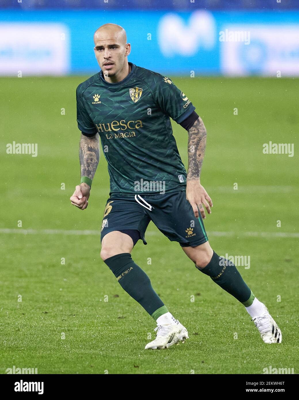Sandro Ramirez of SD Huesca during the La Liga match between Real ...