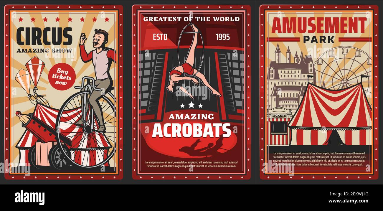 Vintage Carnival Poster Design