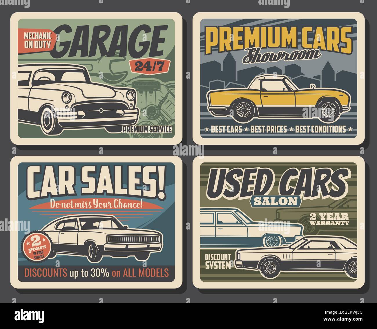 Vintage auto posters hi-res stock photography and images - Alamy