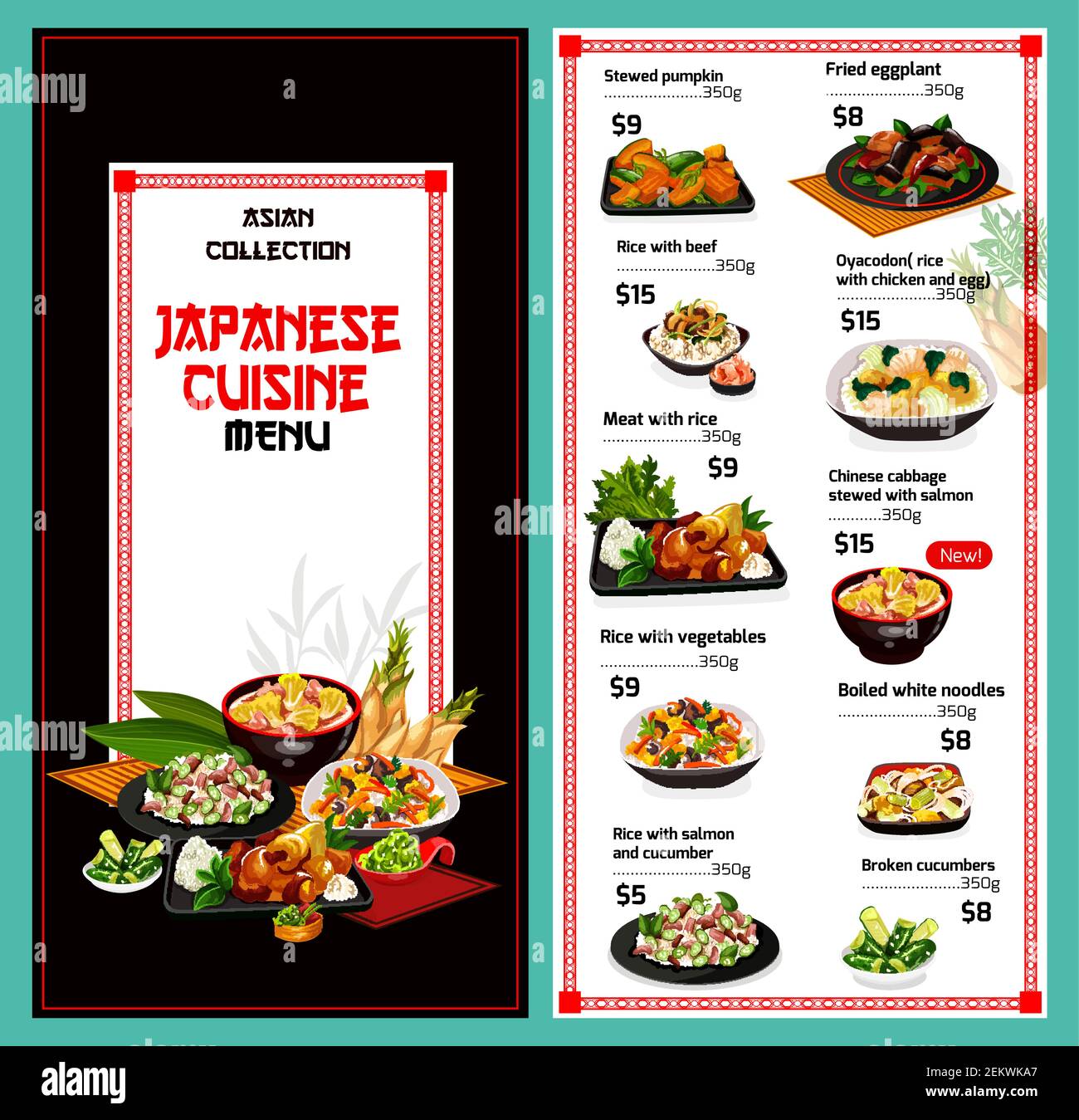 Traditional Japanese Dinner Menu