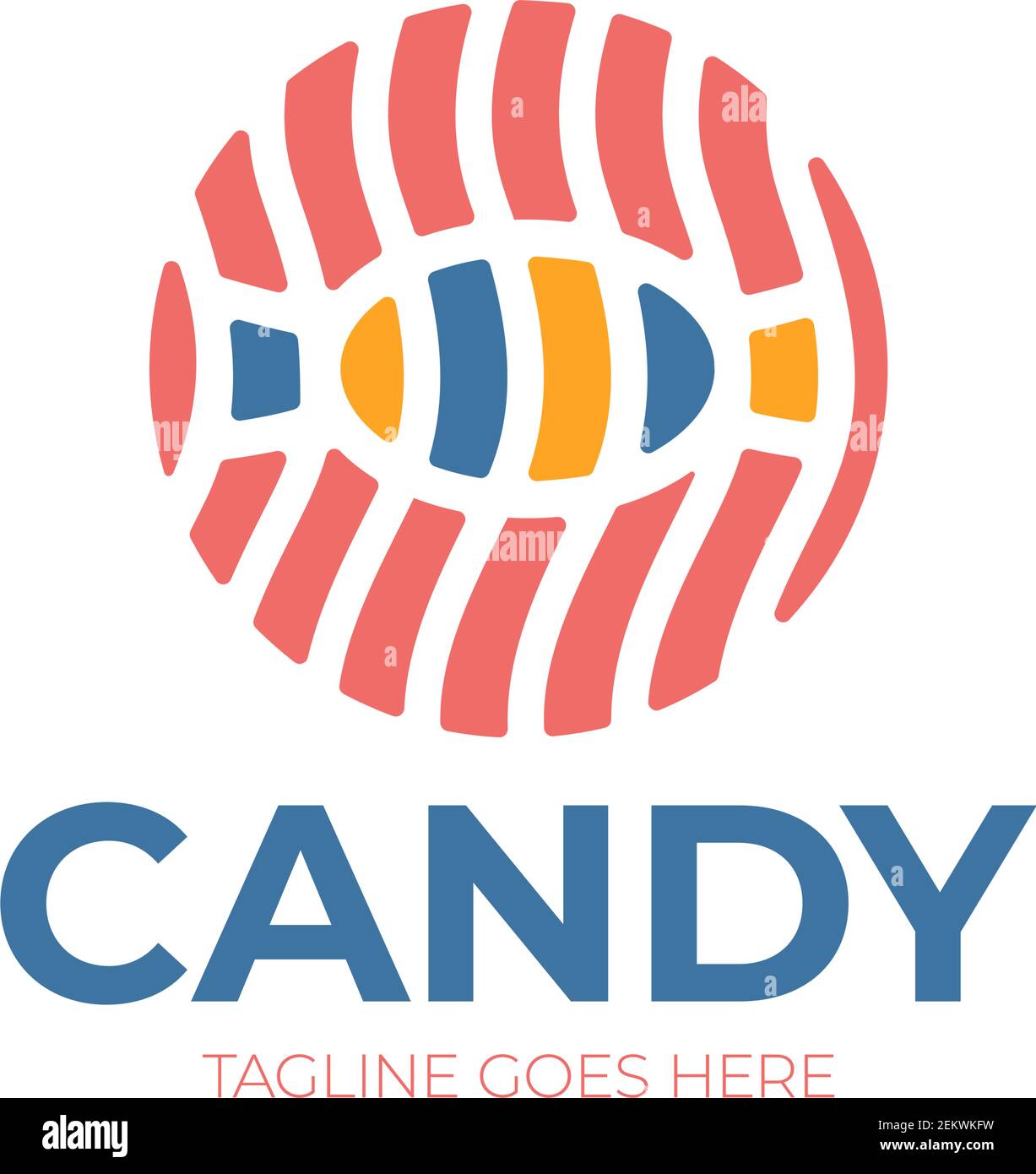 Candy vector logo. Vector logotype for sweets, candy shop, boutique ...