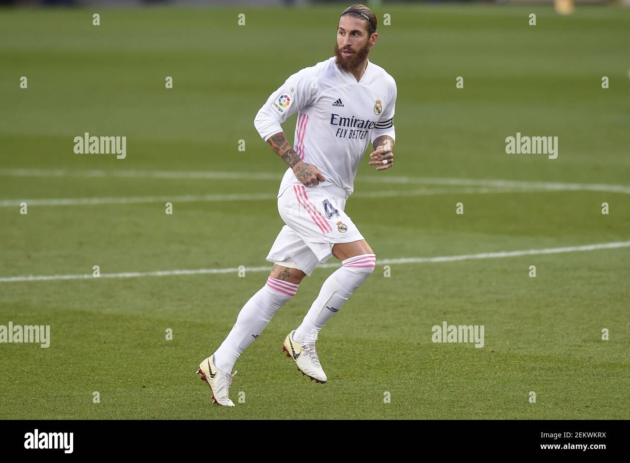 Sergio Ramos of Real Madrid during the La Liga match between FC ...
