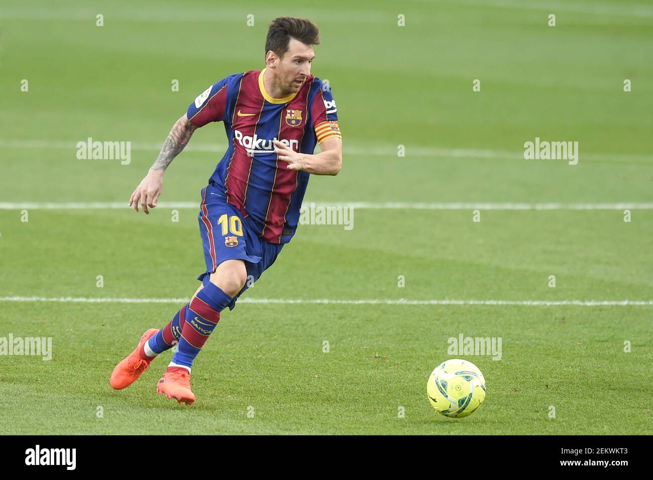 Lionel Messi of FC Barcelona during the La Liga match between FC ...
