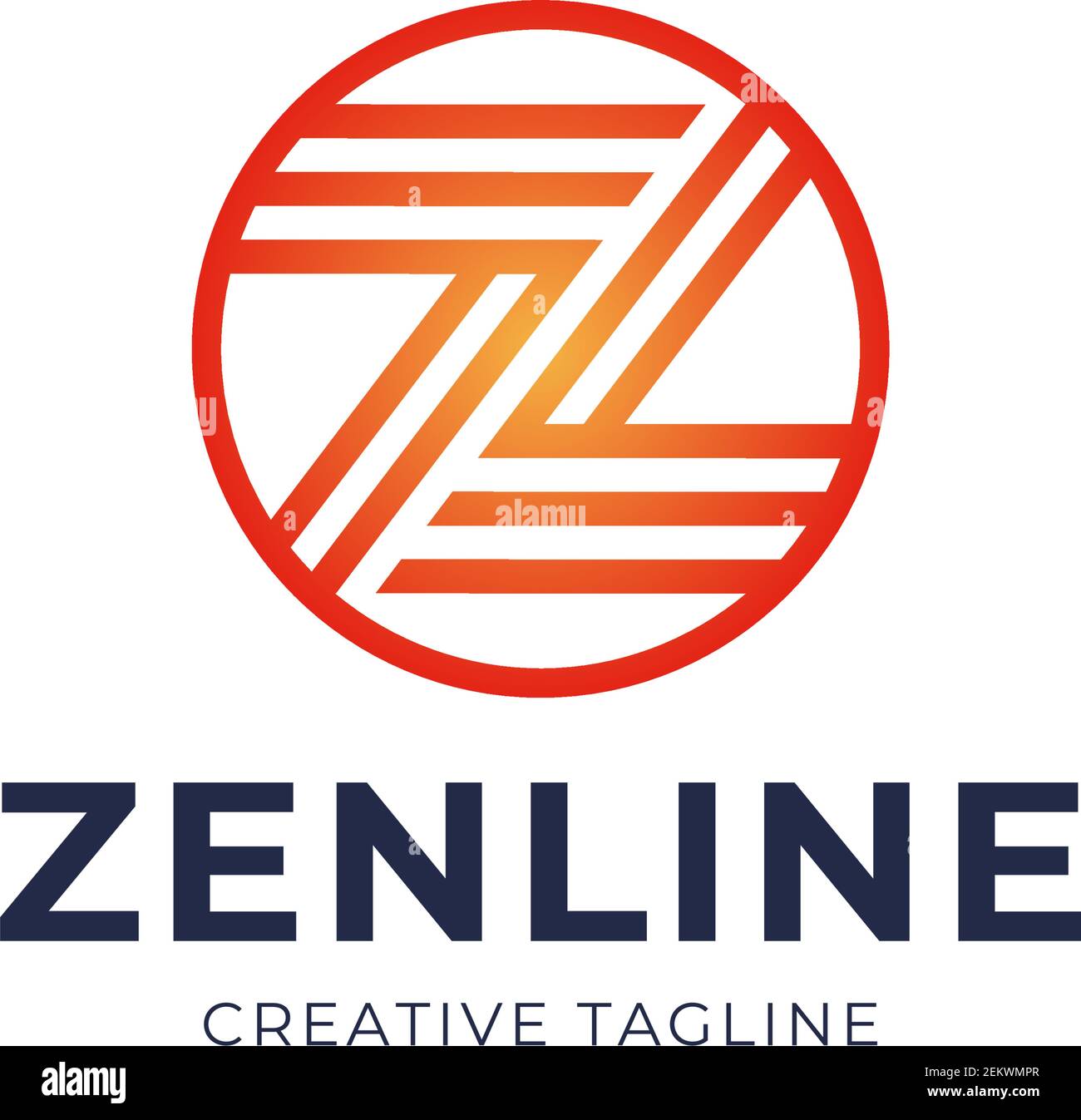 Abstract letter Z logo design template. Line creative sign. Universal ...