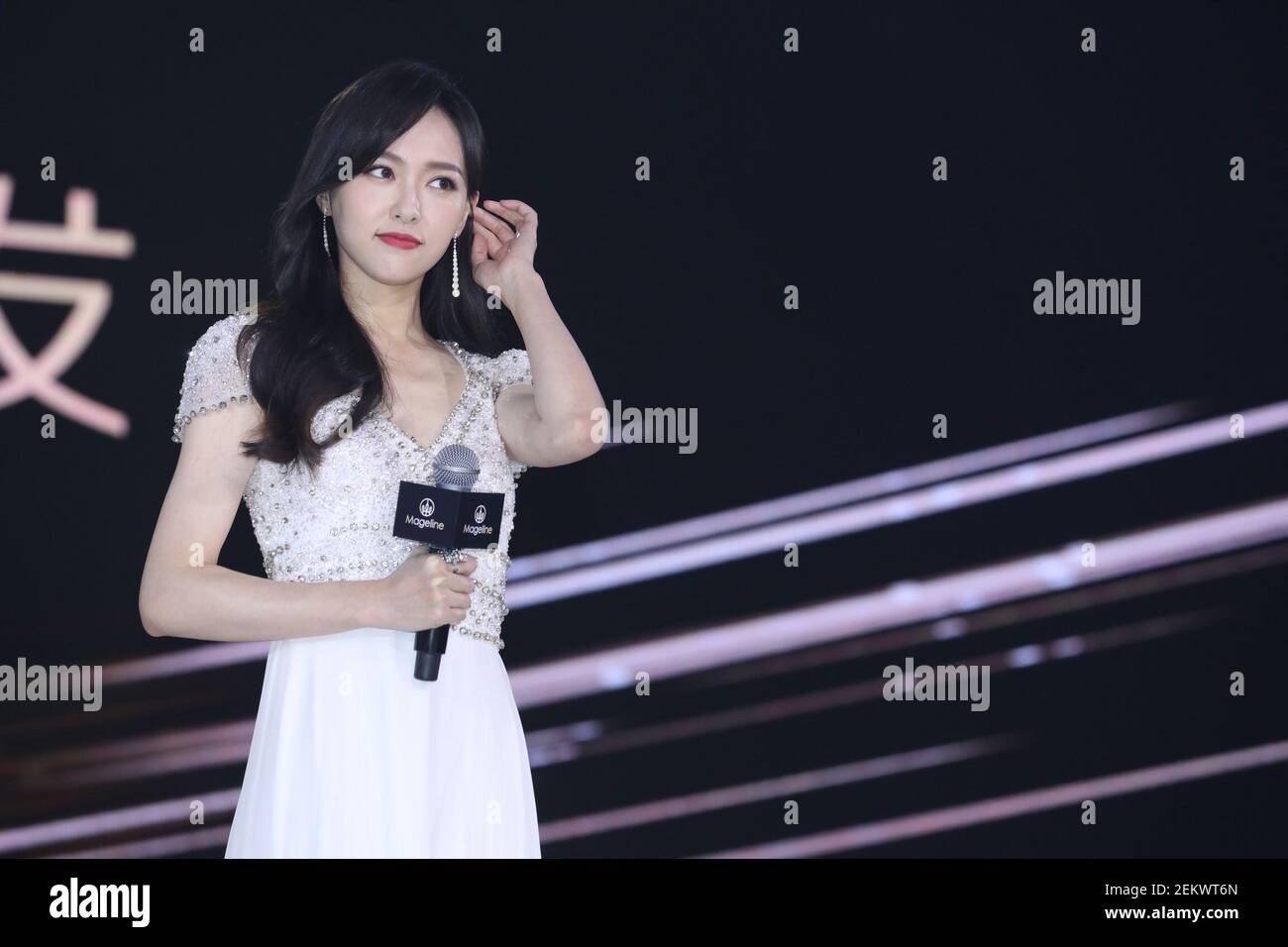 Chinese actress and singer Tiffany Tang Yan attends an activity in ...