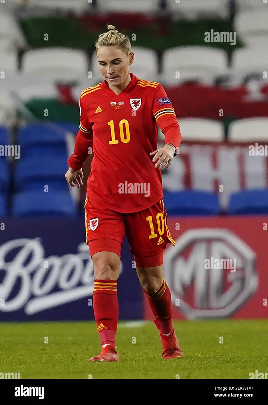 Jessica Fishlock from Wales seen in action during the Wales v Norway ...