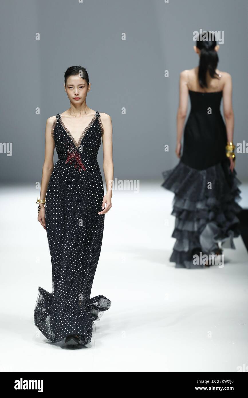 The Dejin fashion show was held at 751DÂ¡Â¤PARK in Beijing, China on ...