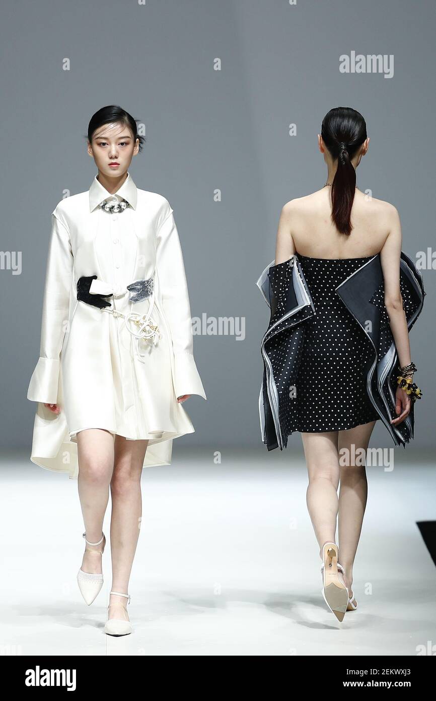 The Dejin fashion show was held at 751DÂ¡Â¤PARK in Beijing, China on ...