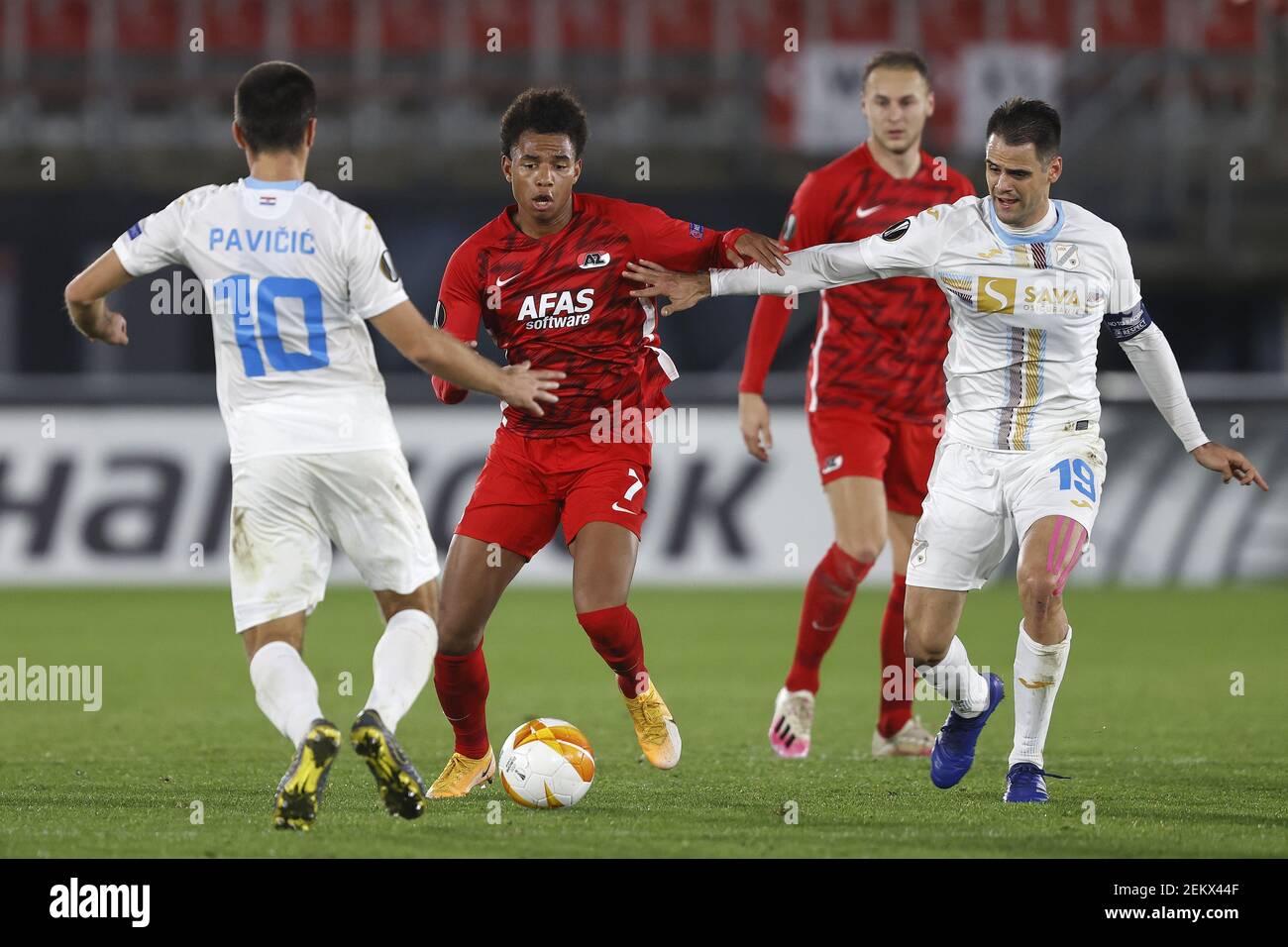 ALKMAAR , 29-10-2020 , AFAS Stadion , Dutch football , Europa League ...